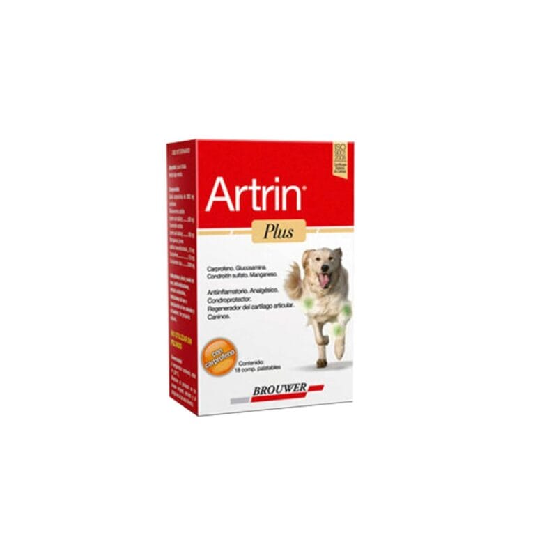 ARTRIN PLUS Condroprotector Analgésico Para Perros 18 Tabs | Farmascota ...